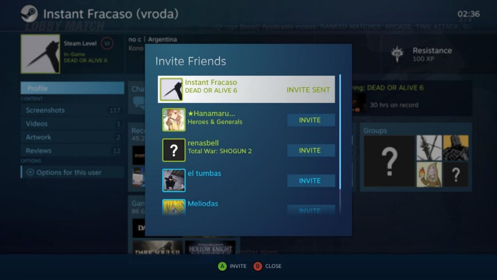 DEAD OR ALIVE 6: How to Create a Lobby - SteamAH