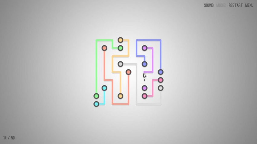 Lines X Free: All 50 Levels' Solutions (2019) - SteamAH