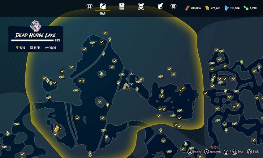 Maneater Collectibles Map All Collectibles Locations - SteamAH