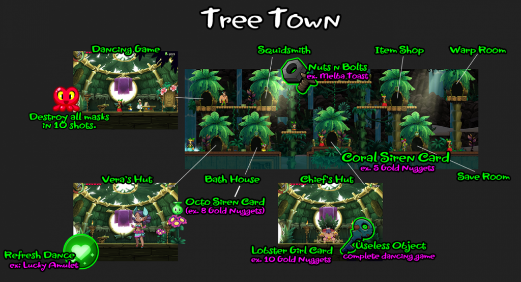 Shantae And The Seven Sirens All Maps Guide (High Resolution) - SteamAH