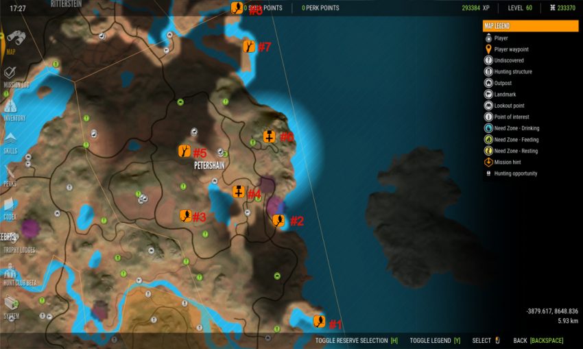 theHunter: Call of the Wild All Hirschfelden Artifacts and Sheds ...