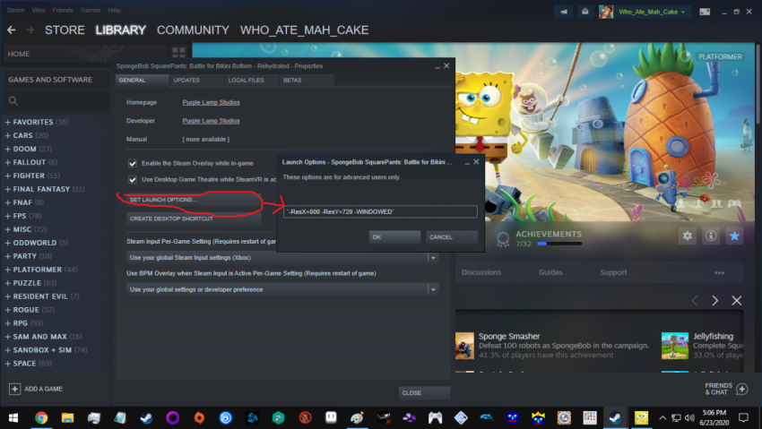 SpongeBob SquarePants How to Set Custom Resolutions Guide - SteamAH