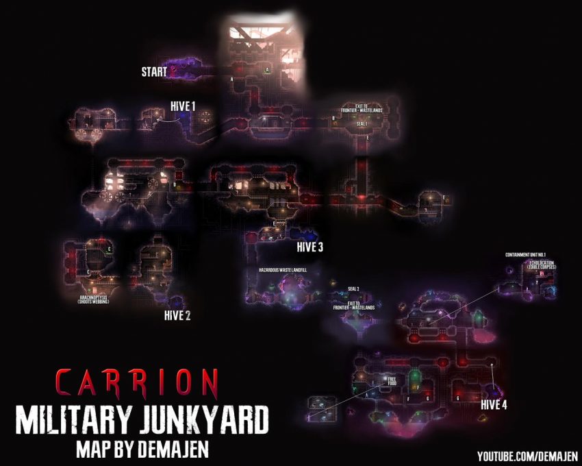Carrion Maps of All Areas (High Resolution) - SteamAH