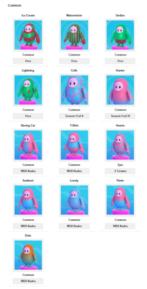 Fall Guys All Skins and How to Get Them (August 2020) - SteamAH