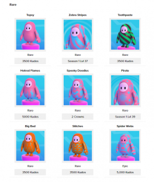 Fall Guys All Skins and How to Get Them (August 2020) - SteamAH