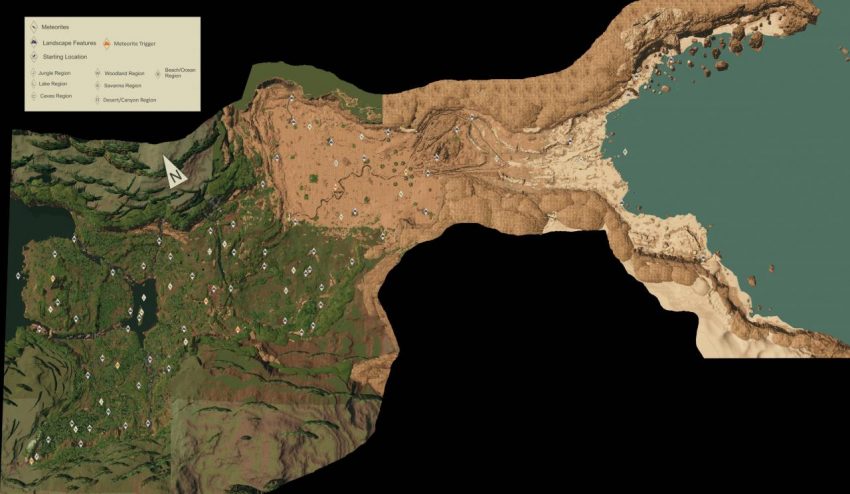 Ancestors: The Humankind Odyssey World Map and Basic Crafting Guide ...