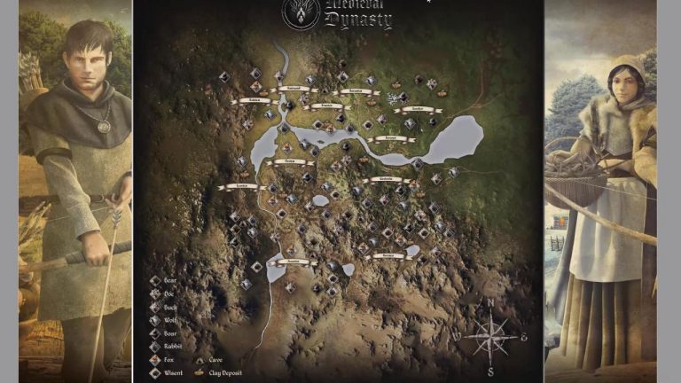 Medieval Dynasty All Resource & Animal Locations Map - SteamAH