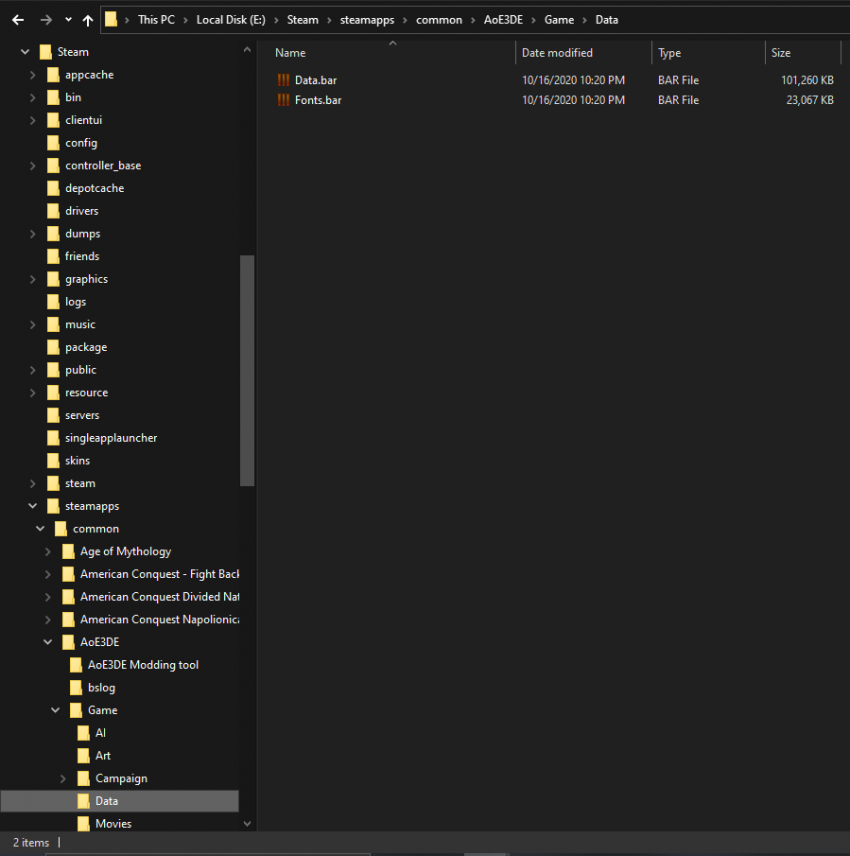 Age of Empires III: Definitive Edition How to Make and Upload a Mod ...