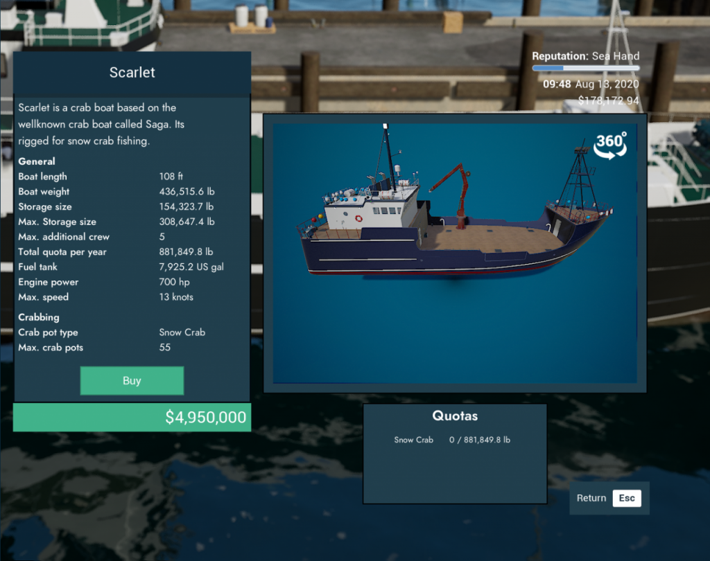 Fishing: North Atlantic Ship Guide (Specs, Purchase Locations Riggings ...