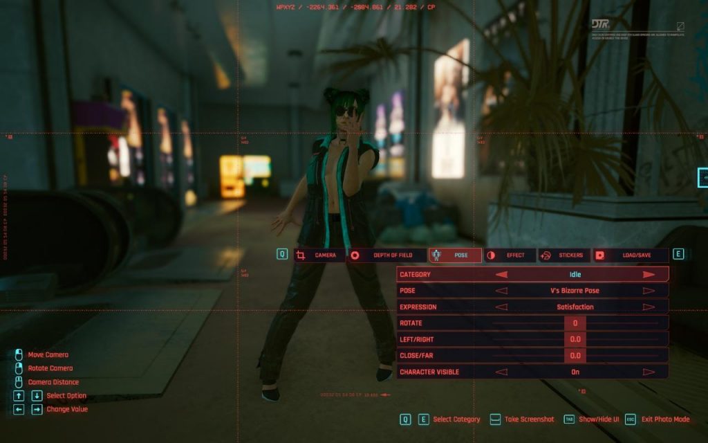 Cyberpunk 2077 Photo Mode Quick Guide - SteamAH