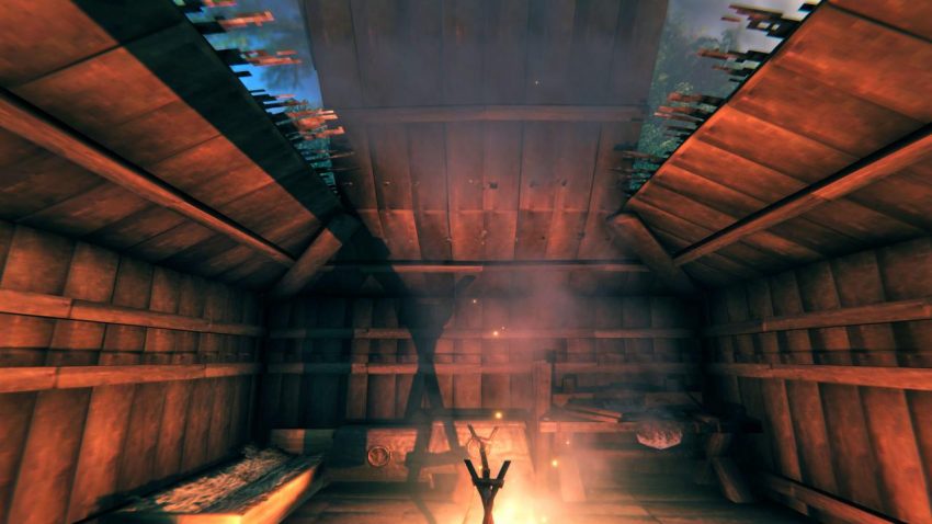Valheim Starter Home with a Fire Pit that Doesn't Suffocate You - SteamAH