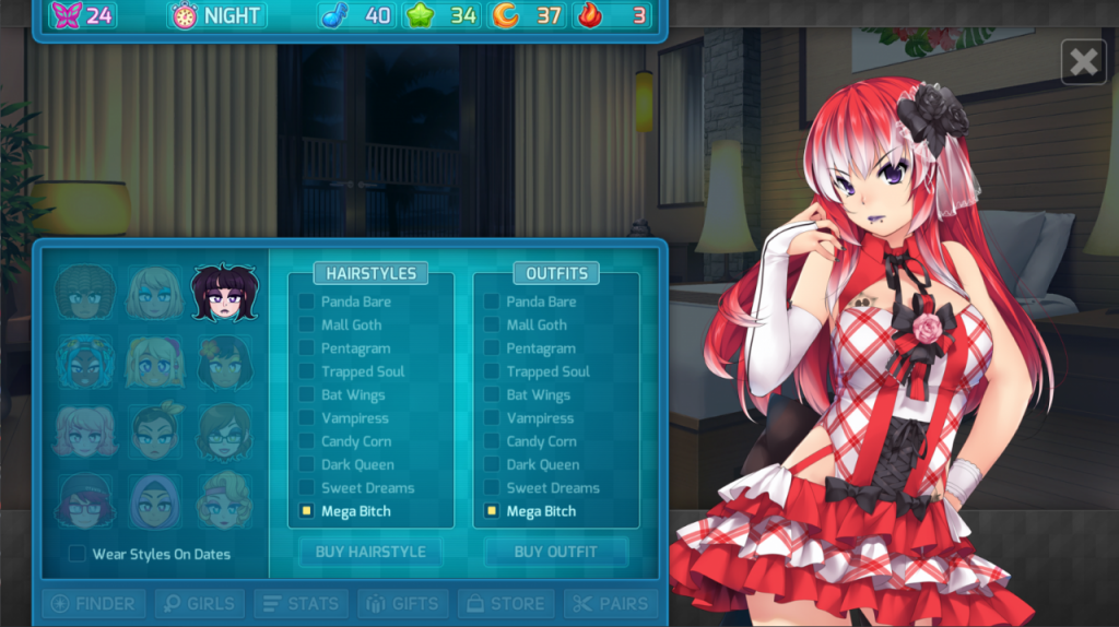 HuniePop 2: Double Date Huniepop 1 Reference Outfits - SteamAH