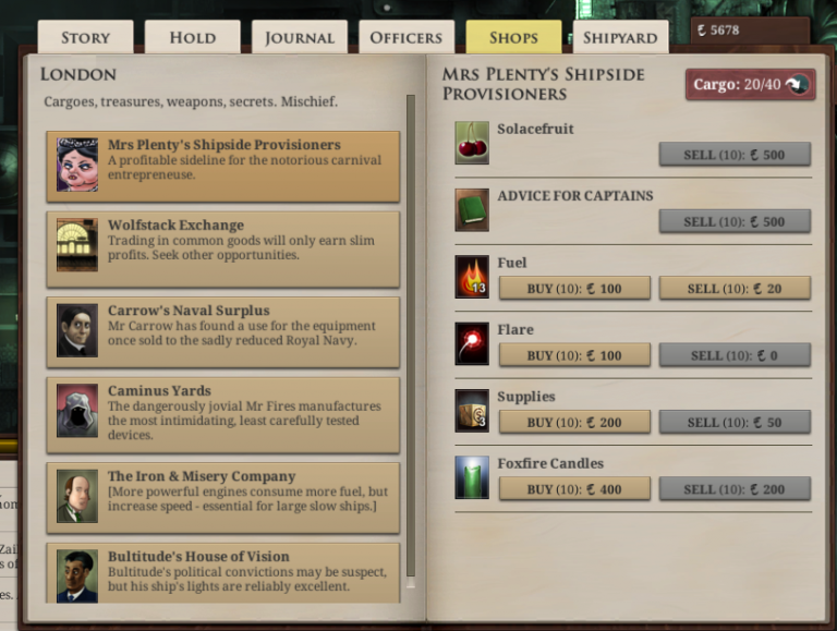 Sunless Sea Lore and Secrets Guide - SteamAH