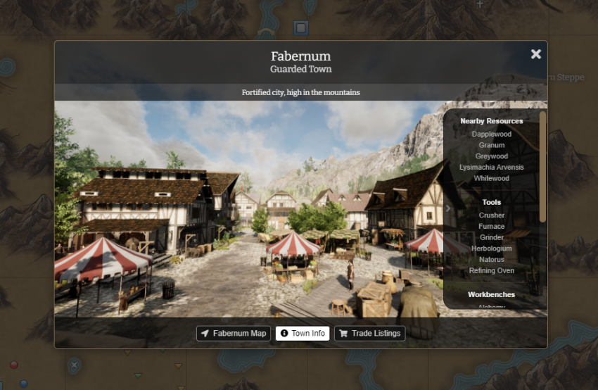 Mortal Online 2 Map Guide (Locate Resources, Towns, Creatures and ...
