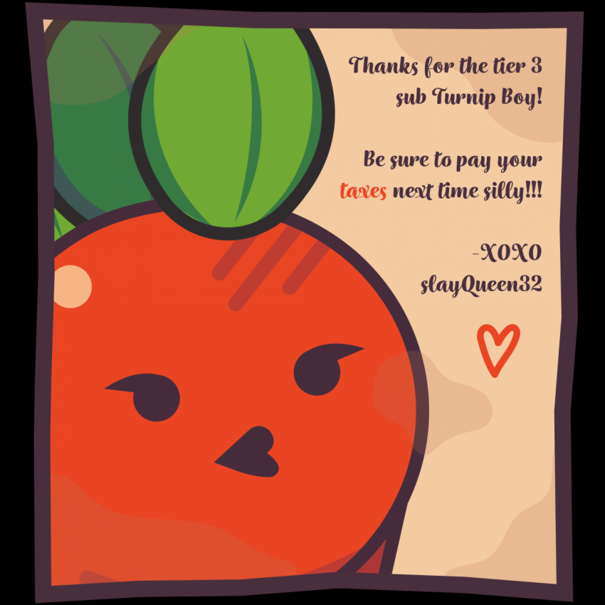 Turnip Boy Commits Tax Evasion 100% Completion Tax Documents Guide ...