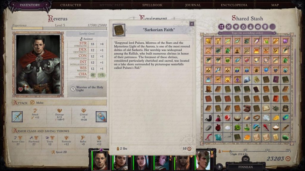 Pathfinder: Wrath of the Righteous Reading Benefits - SteamAH