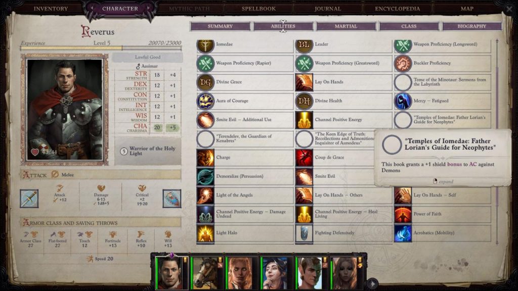Pathfinder: Wrath of the Righteous Reading Benefits - SteamAH