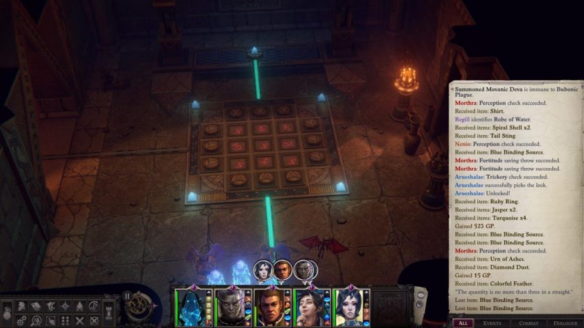 Pathfinder: Wrath of the Righteous Enigma Puzzle Solution - SteamAH