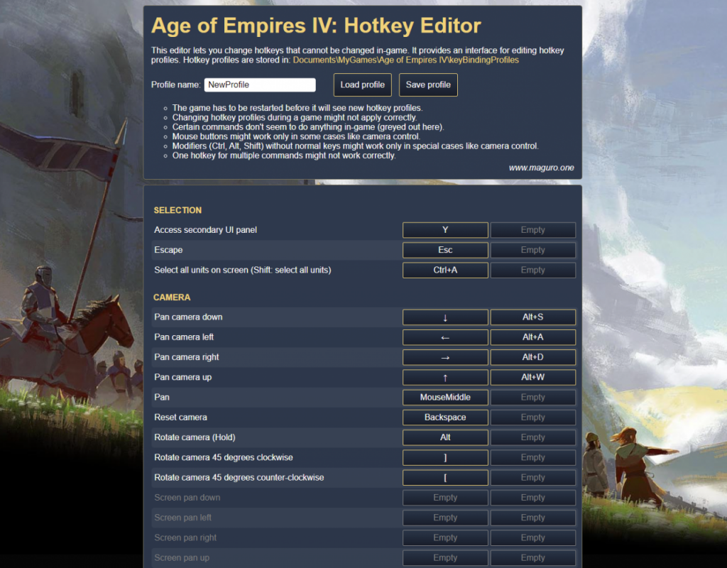 Age of Empires IV Custom Hotkey Editor Guide - SteamAH