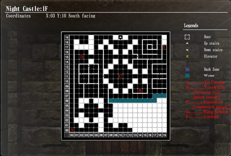 Wizardry: The Five Ordeals Children of the King Selene Maps - SteamAH