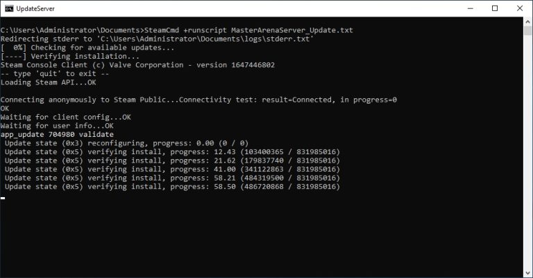 Master Arena Custom Dedicated Servers Guide - SteamAH