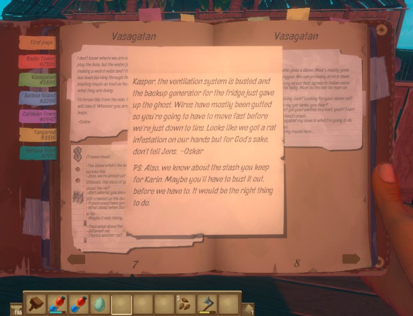 Raft Old Journal Pages Archive - SteamAH