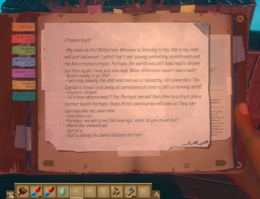 Raft Old Journal Pages Archive - SteamAH