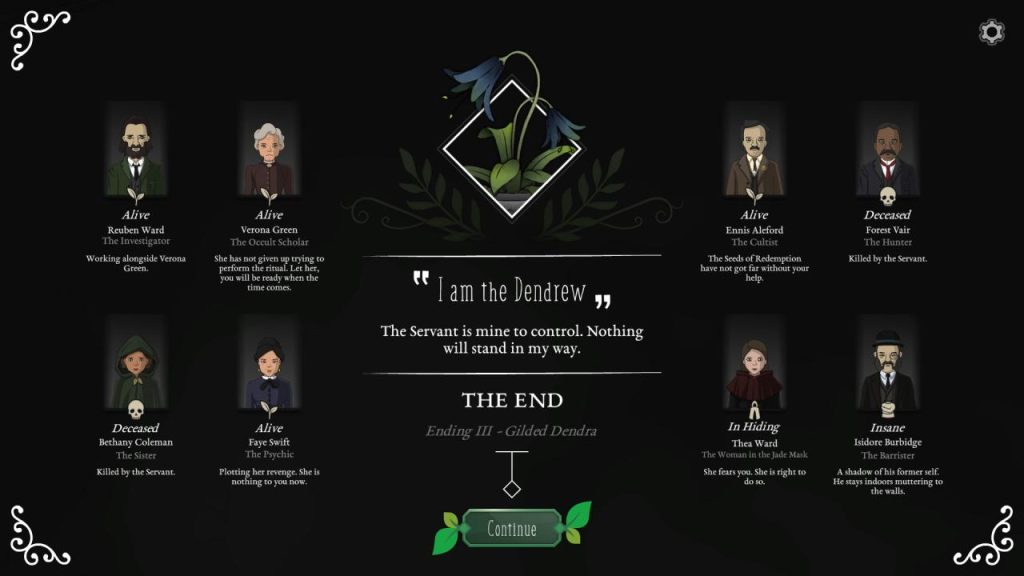 Strange Horticulture All Endings Guide - SteamAH