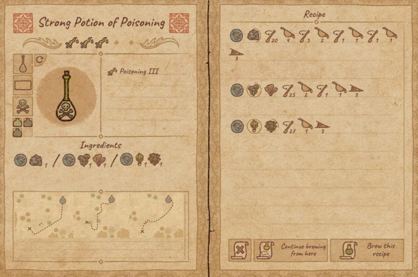 Potion Craft Maps & Recipes Guide (Beta) - SteamAH