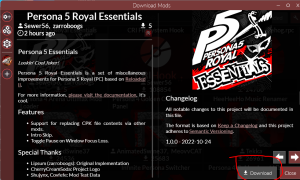 Persona 5 Royal Beginner's Guide to Modding - SteamAH