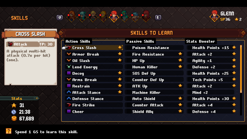 Chained Echoes Basic Guide for Beginners - SteamAH