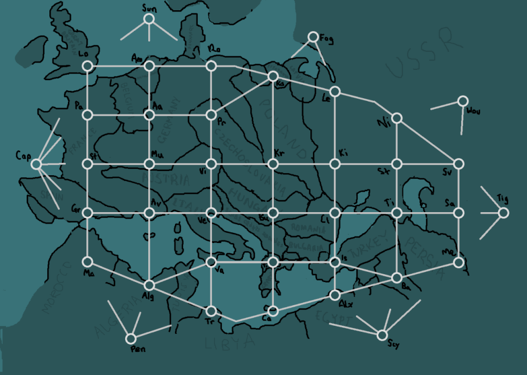 Cultist Simulator Twisted Europe Exile Map - SteamAH