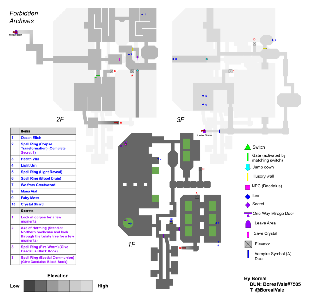 Lunacid Items & Secrets Maps Guide - SteamAH