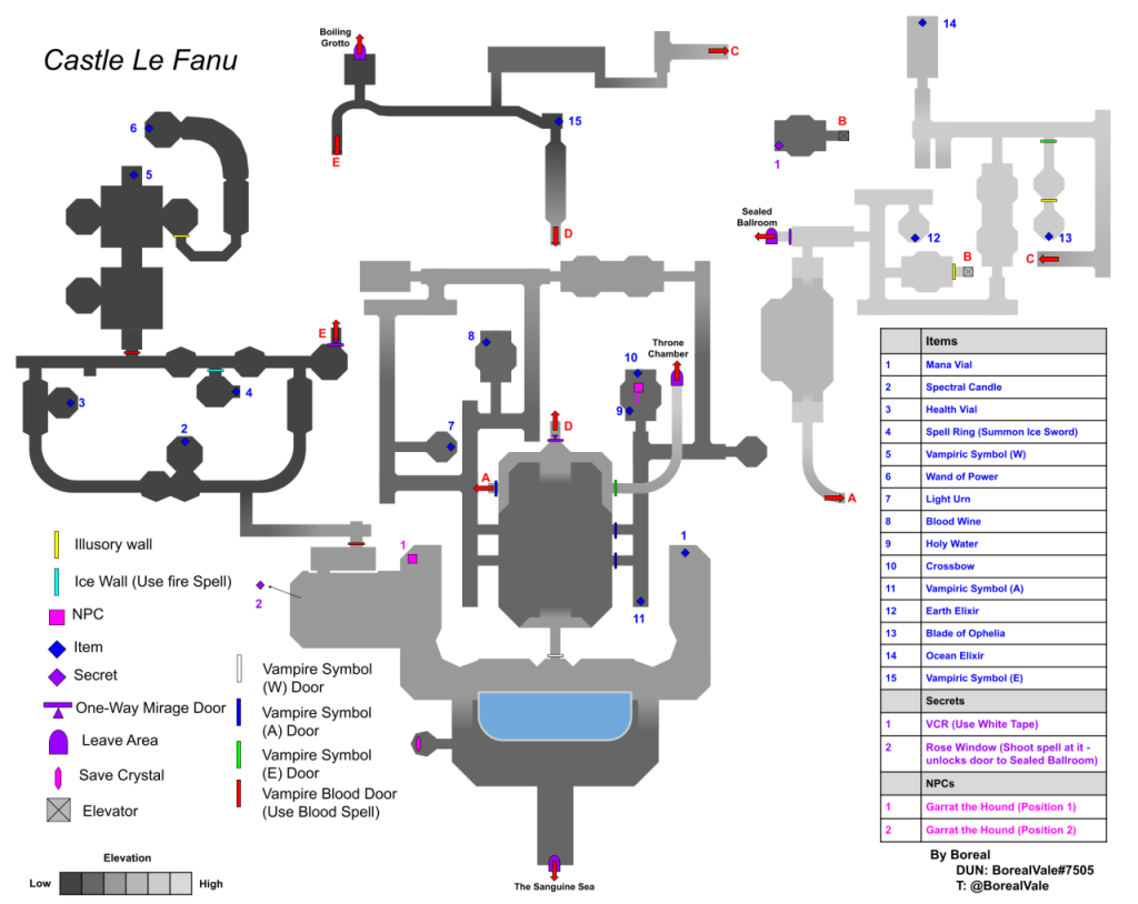 Lunacid Items & Secrets Maps Guide - SteamAH