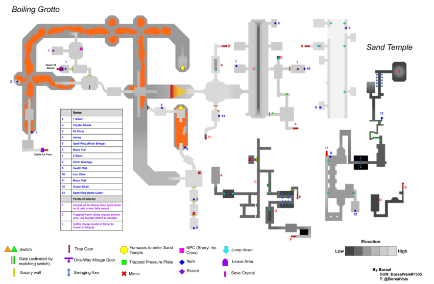 Lunacid Items & Secrets Maps Guide - SteamAH