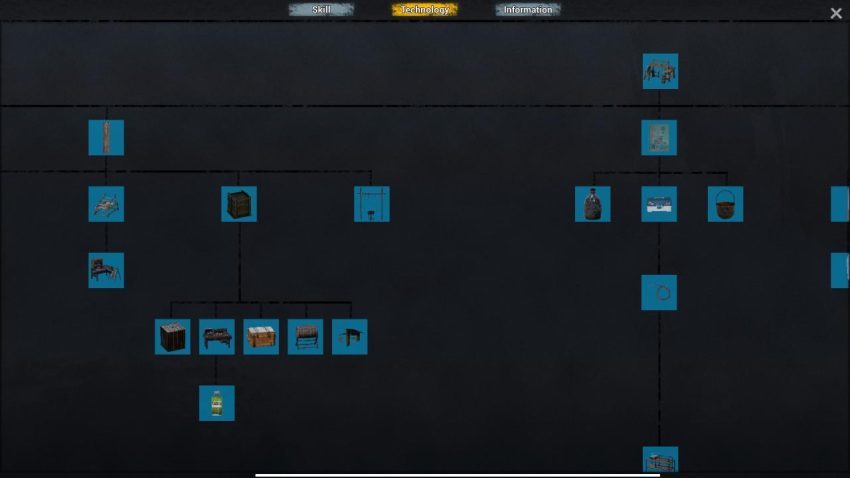 No One Survived Technology Tree and Crafting Guide - SteamAH