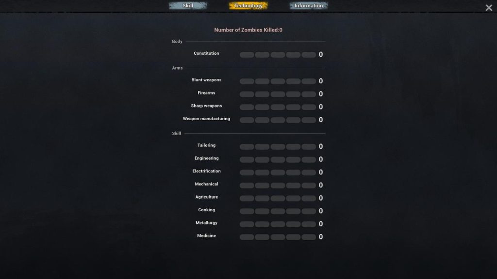 No One Survived Technology Tree and Crafting Guide - SteamAH