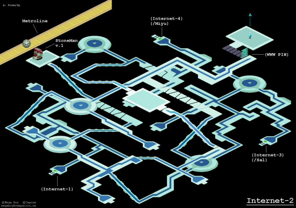 Mega Man Battle Network 1 All Maps - SteamAH