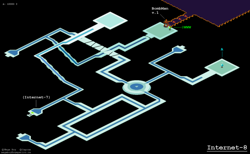 Mega Man Battle Network 1 All Maps - SteamAH