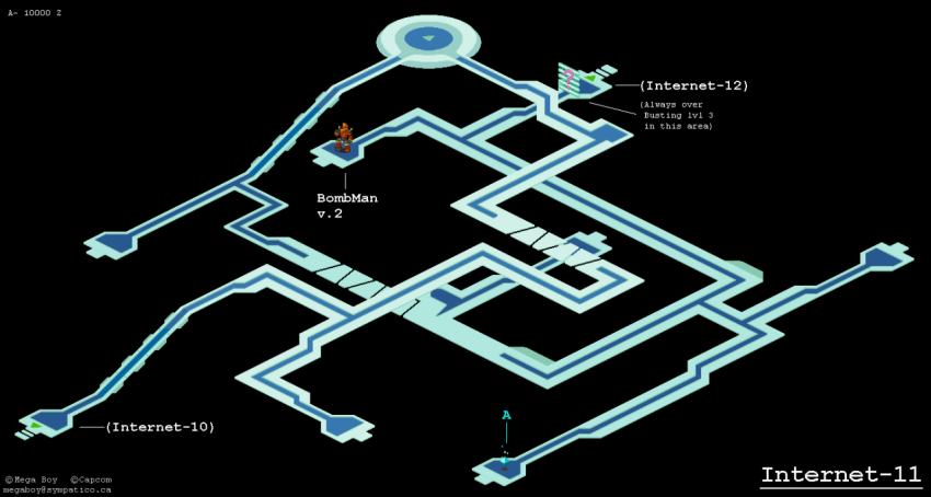 Mega Man Battle Network 1 All Maps - SteamAH