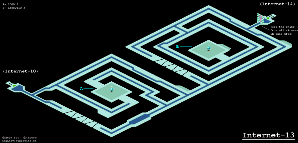 Mega Man Battle Network 1 All Maps - SteamAH