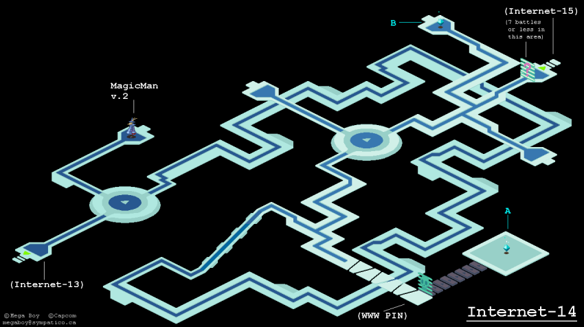 Mega Man Battle Network 1 All Maps - SteamAH