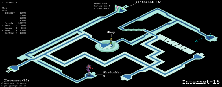 Mega Man Battle Network 1 All Maps - SteamAH