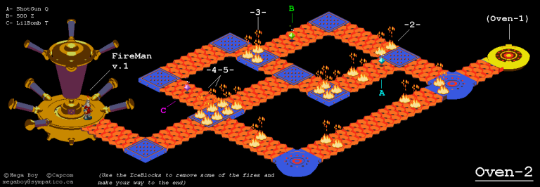 Mega Man Battle Network 1 All Maps - SteamAH