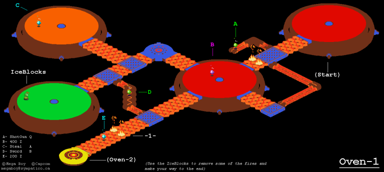 Mega Man Battle Network 1 All Maps - SteamAH