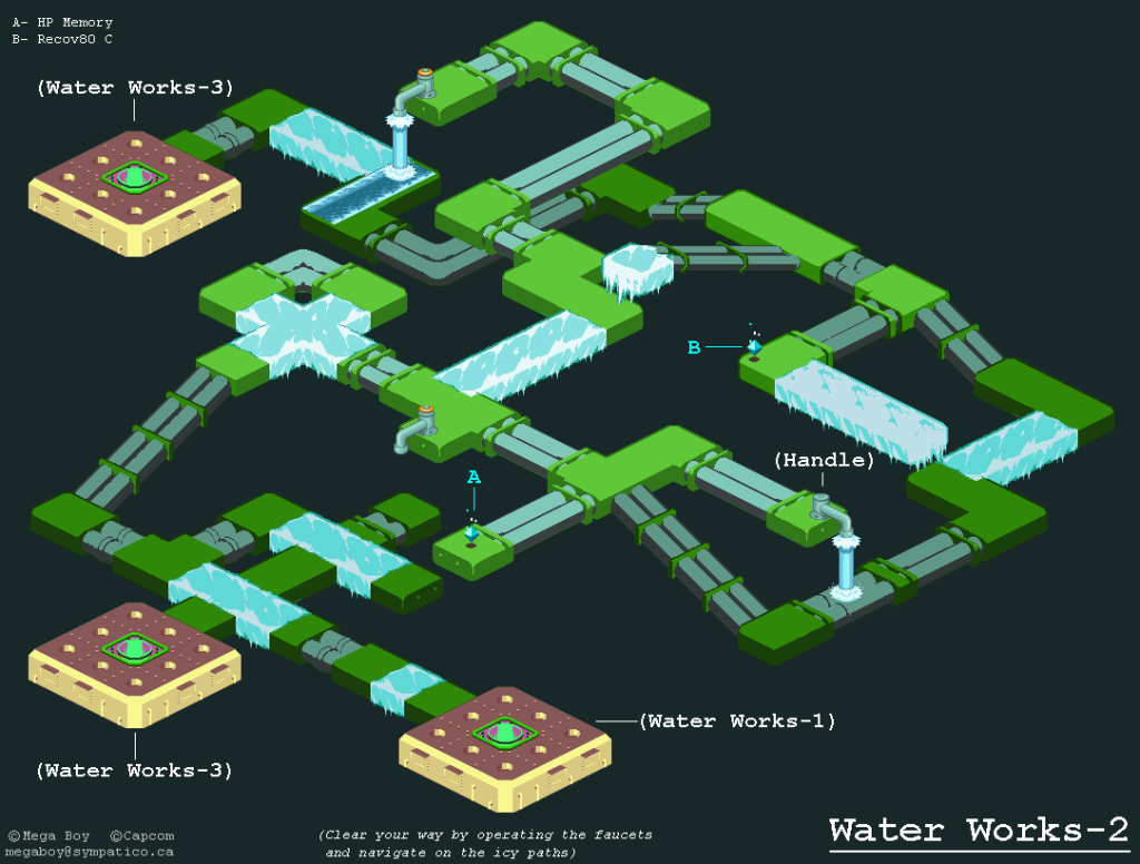 Mega Man Battle Network 1 All Maps - SteamAH