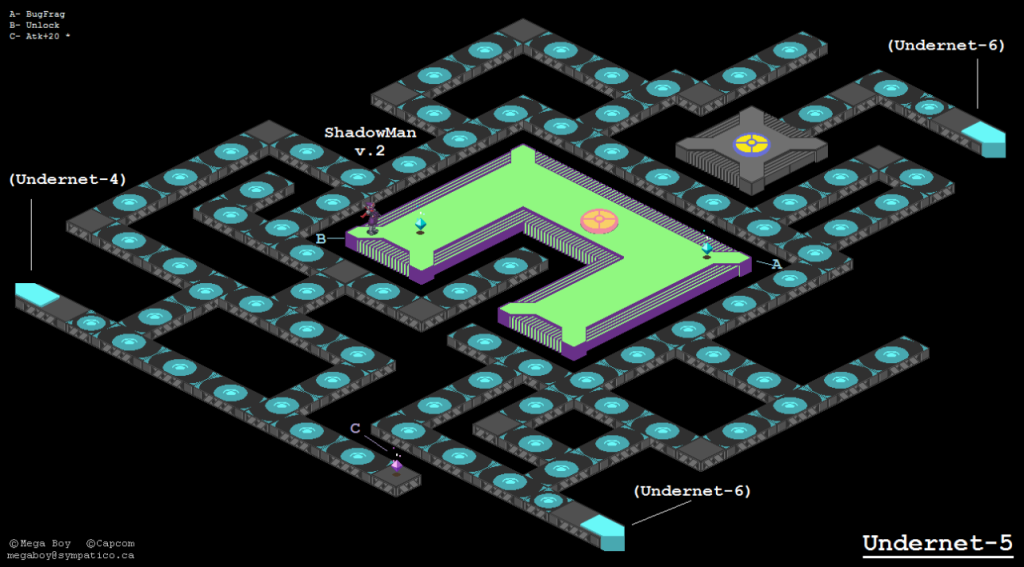 Mega Man Battle Network 2 All Maps - SteamAH