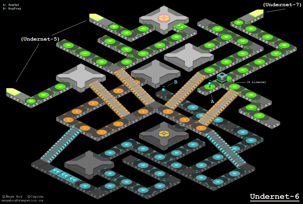 Mega Man Battle Network 2 All Maps - SteamAH