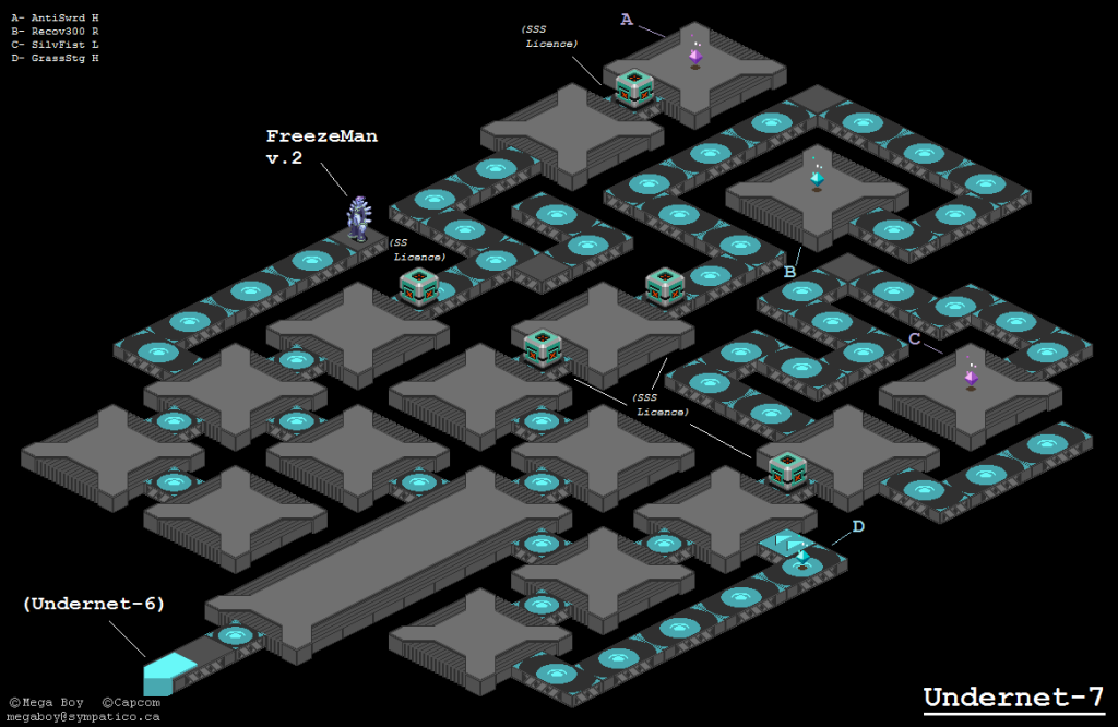 Mega Man Battle Network 2 All Maps - SteamAH