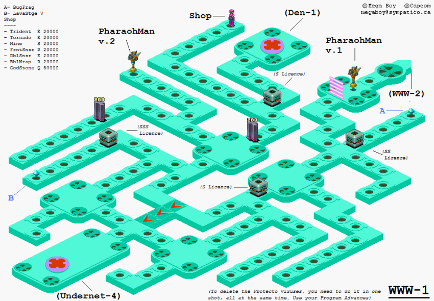 Mega Man Battle Network 2 All Maps - SteamAH